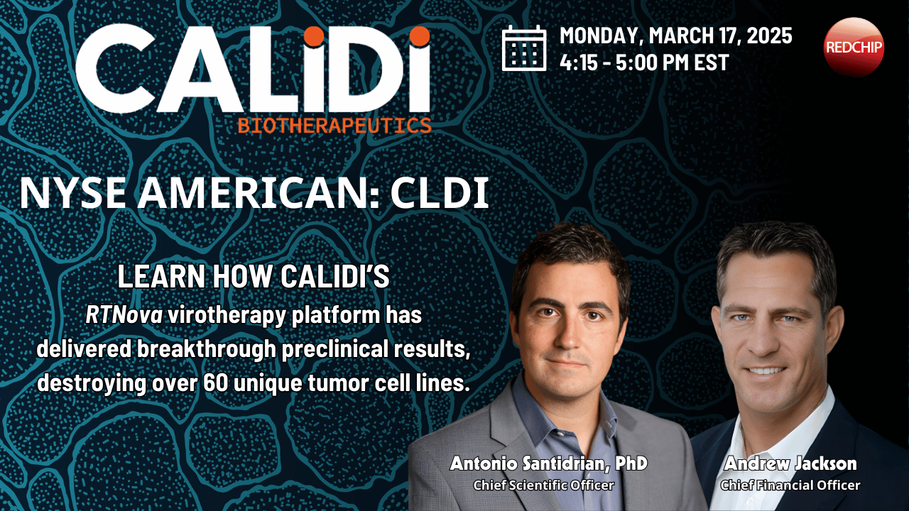 NASDAQ: CLDI - Calidi Biotherapeutics